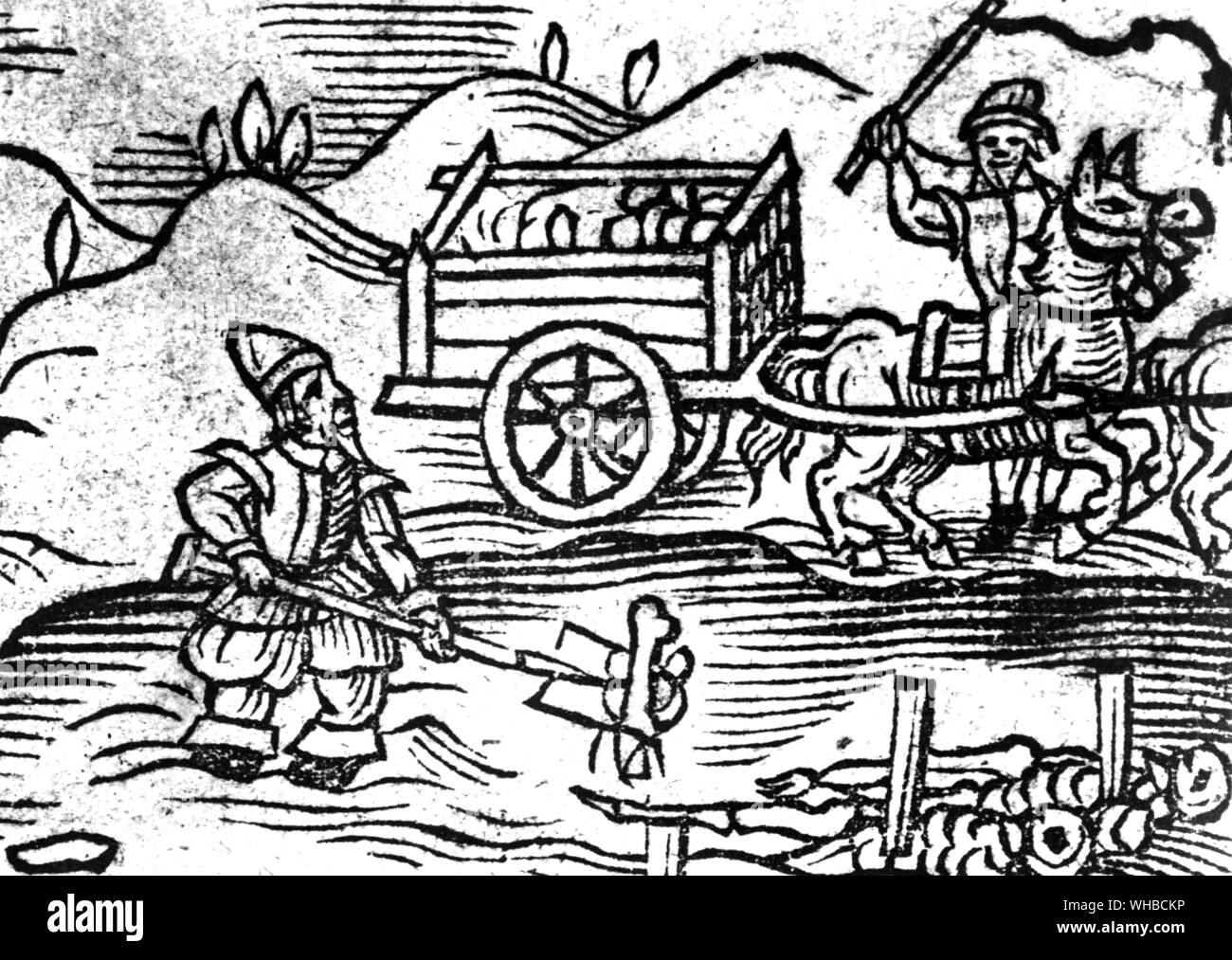 Plague carts of dead hi-res stock photography and images - Alamy
