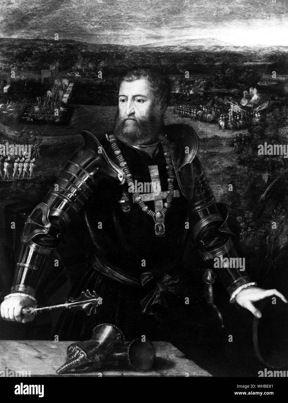 Alfonse d'Este , Duke of Ferrara. Portrait by Dosso Dossie (1516) in ...