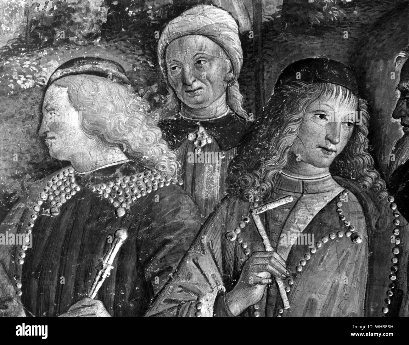 The Arithmetic - Details of one of the Frescoes in the Borgia ...