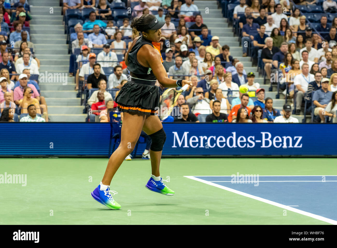 Naomi Osaka of Japan competing in the third round of the 2019 US Open Tennis Stock Photo - Alamy