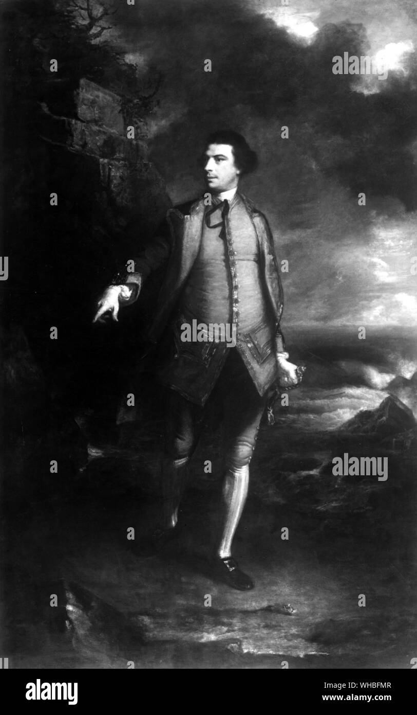 Sir joshua reynolds augustus keppel Black and White Stock Photos ...