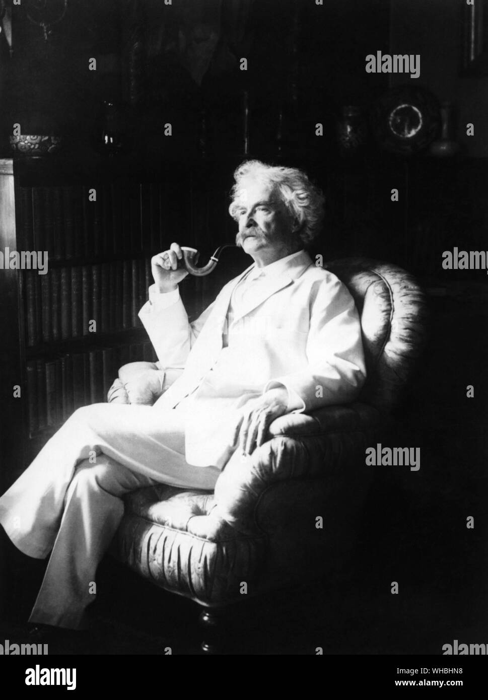 Mark Twain 1835-1910 US Writer and Journalist Stock Photo - Alamy