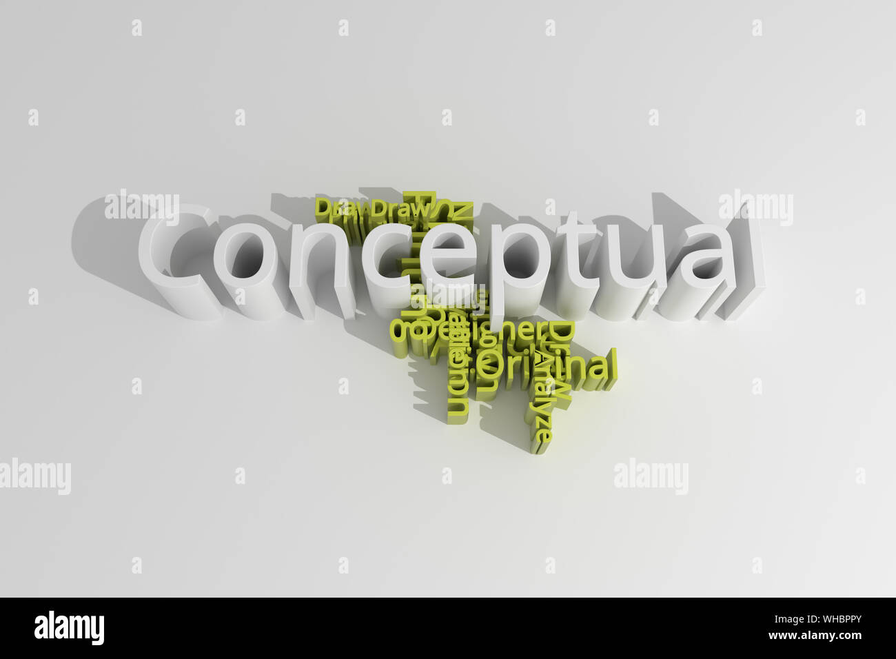 Conceptual, creative, education keyword words cloud. As graphic ...