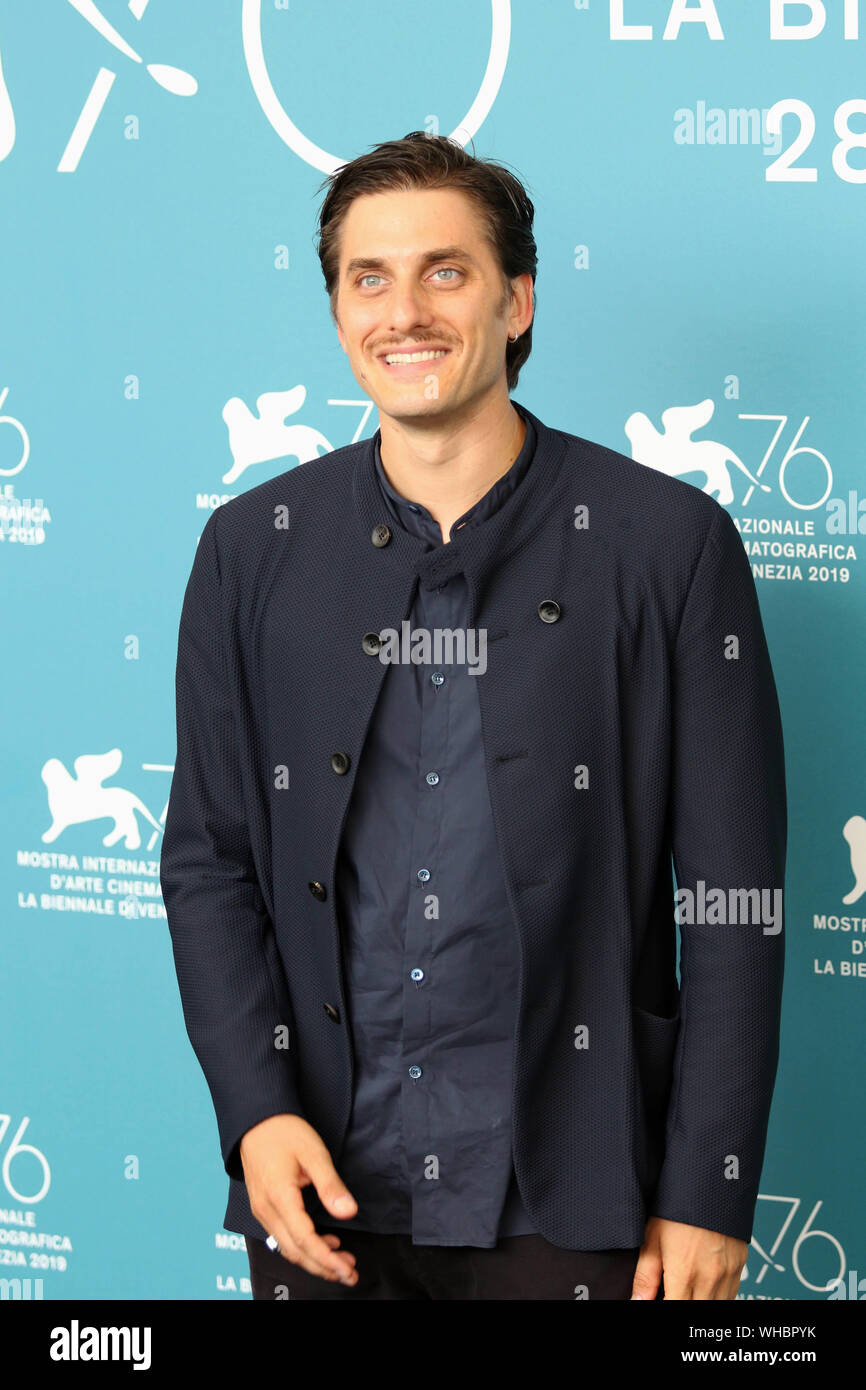 Italy, Lido di Venezia, September 2, 2019 : Italian actor Luca ...
