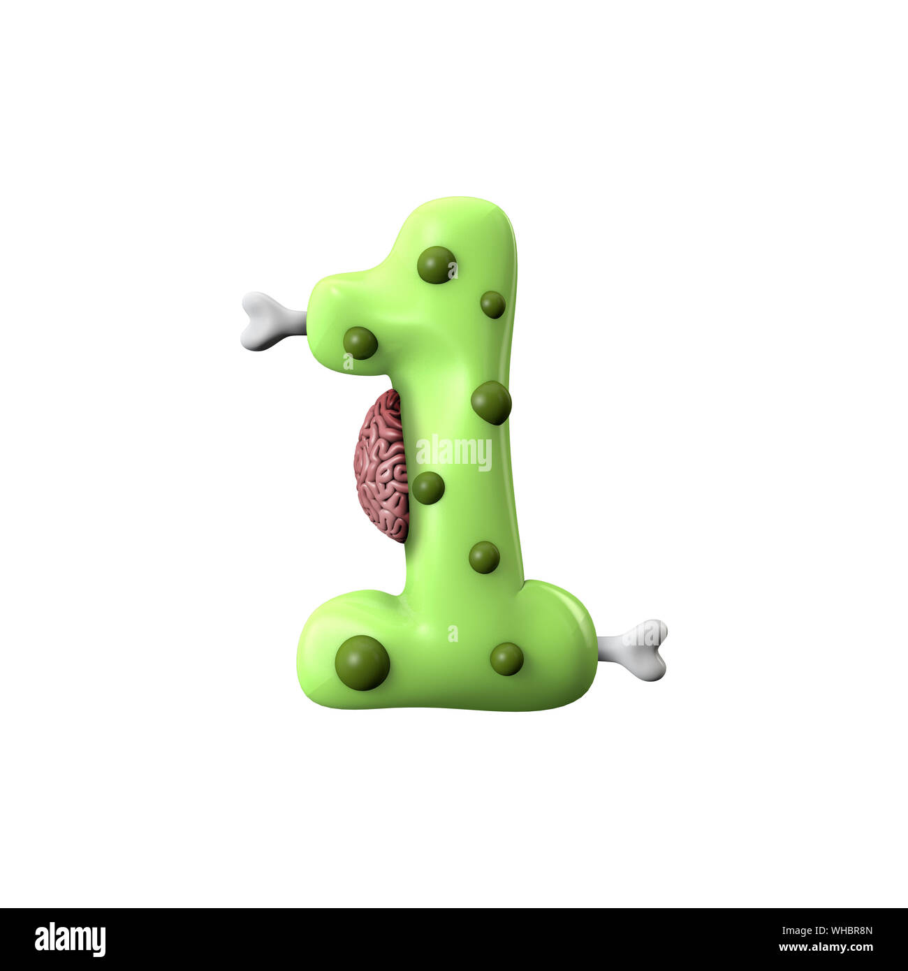Cartoon Halloween Bone Number High Resolution Stock Photography and ...