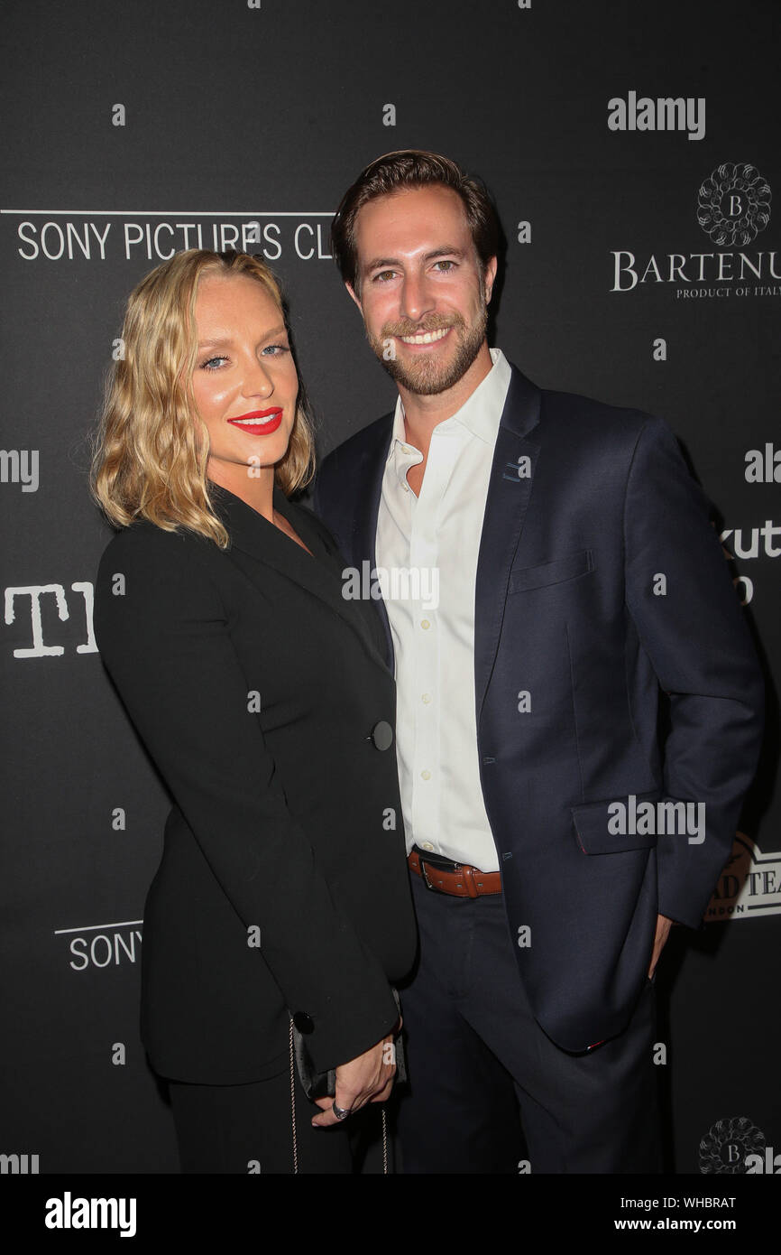 Los Angeles, CA, USA. Annie Starke and husband Marc Albu at Sony ...