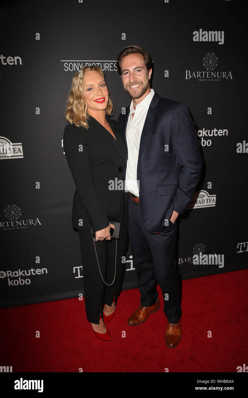 Los Angeles, CA, USA. Annie Starke and husband Marc Albu at Sony ...