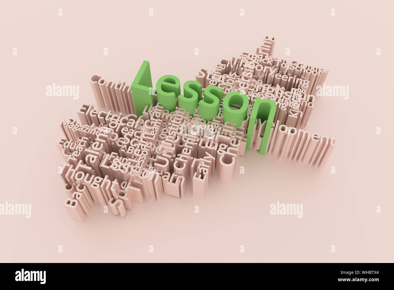 Lesson, learning, education keyword words cloud. As graphic resource ...