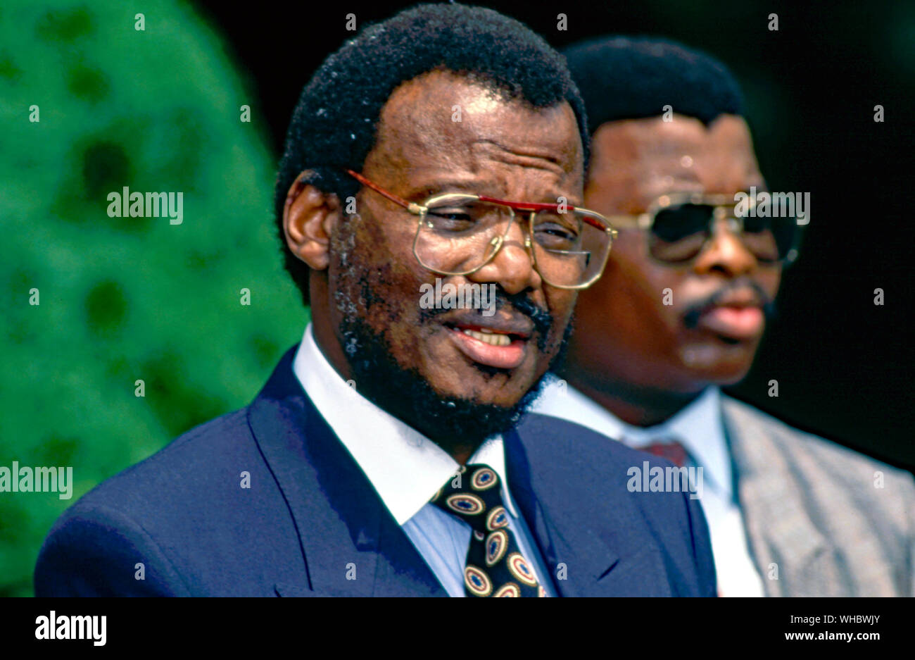 Washington DC, USA, June 20, 1991 Chief Minister of KwaZulu Mangosuthu ...