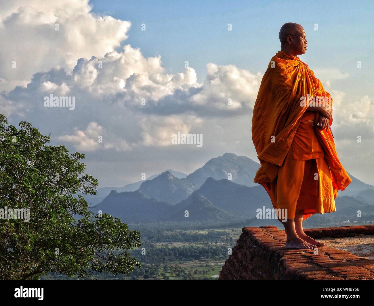 Monk looking hi-res stock photography and images - Alamy