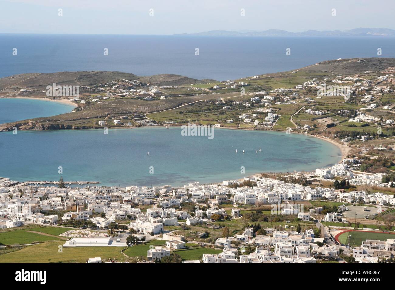 Aerial View Of Cityscape Stock Photo - Alamy