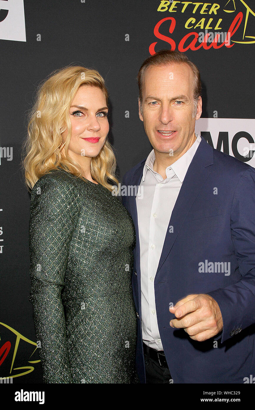 San Diego. CA.USA. Rhea Seehorn and Bob Odenkirk at the AMC's Better ...