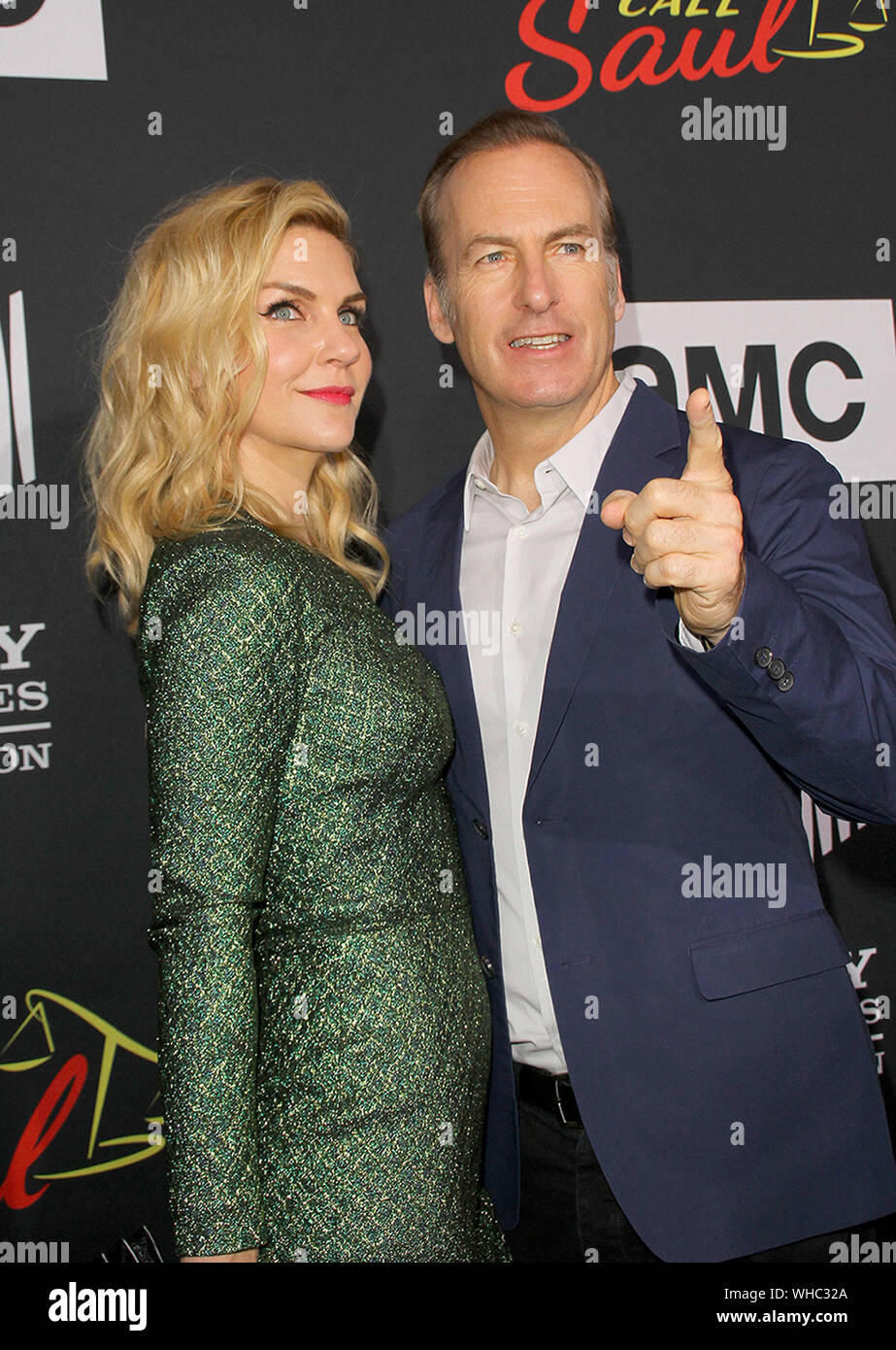 San Diego. CA.USA. Rhea Seehorn and Bob Odenkirk at the AMC's Better ...