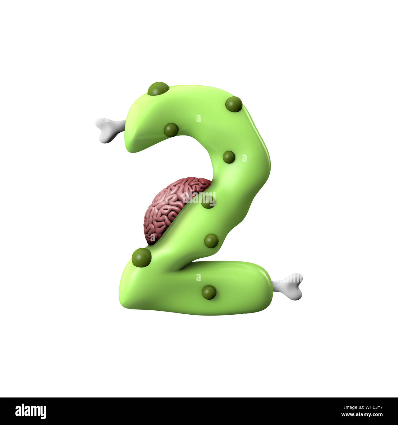 Cartoon Halloween Bone Number High Resolution Stock Photography and ...