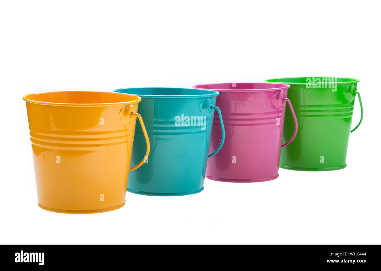 Four buckets hi-res stock photography and images - Alamy