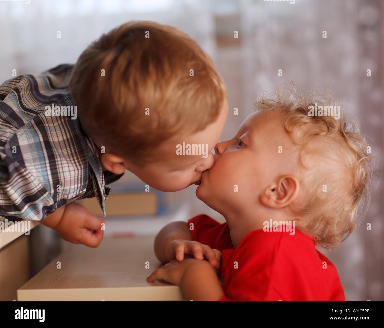 Brothers Kissing High Resolution Stock Photography and Images - Alamy