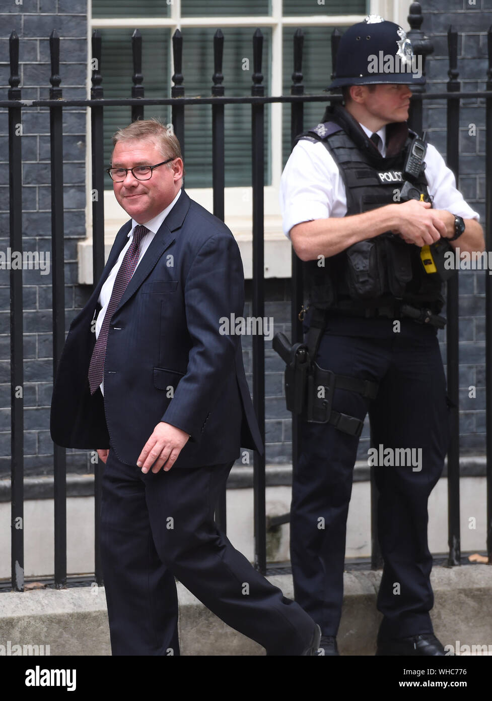 Conservative MP Mark Francois arriving for a meeting being held at 10 ...