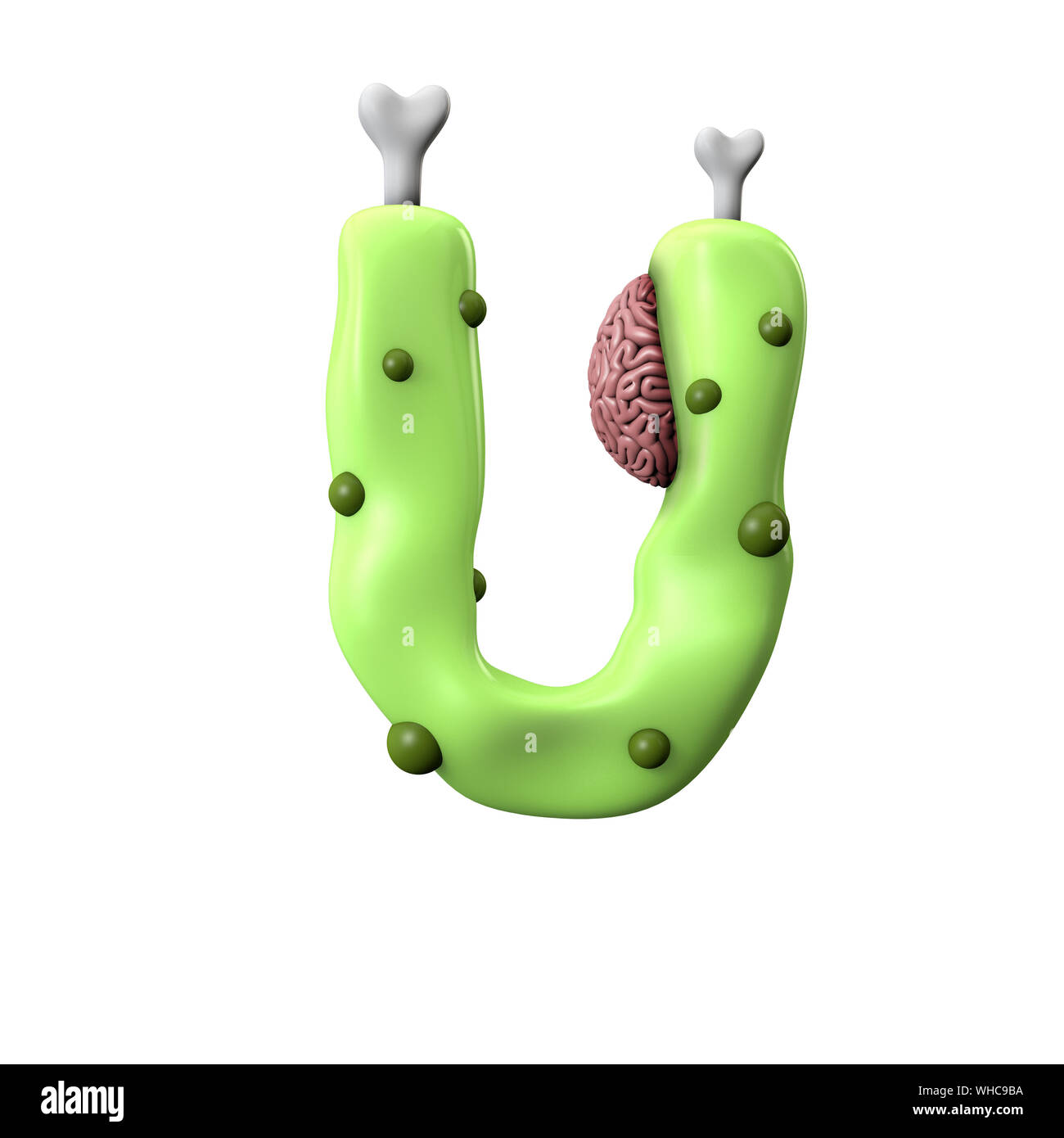 Letter zombie font monster alphabet hi-res stock photography and images ...