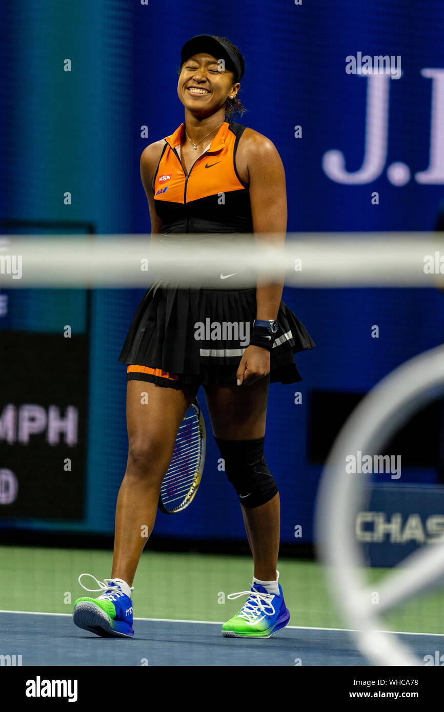 Naomi Osaka of Japan defeats Coco Gauff of the United States in Arthur ...