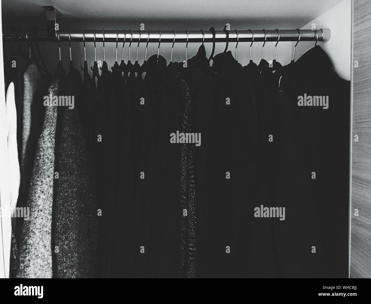 Rack and coats hi-res stock photography and images - Alamy