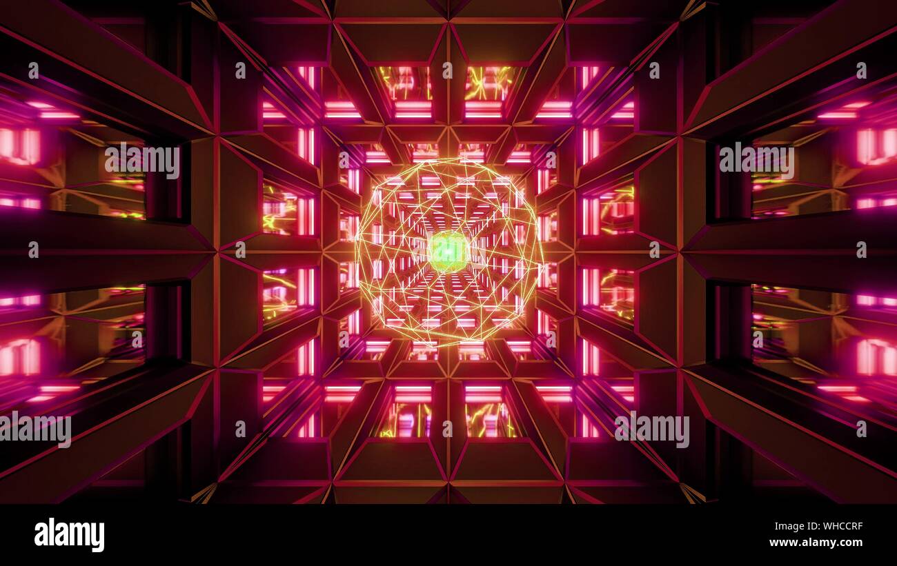 glowing wireframe ico design with glass background wallpaper 3d ...