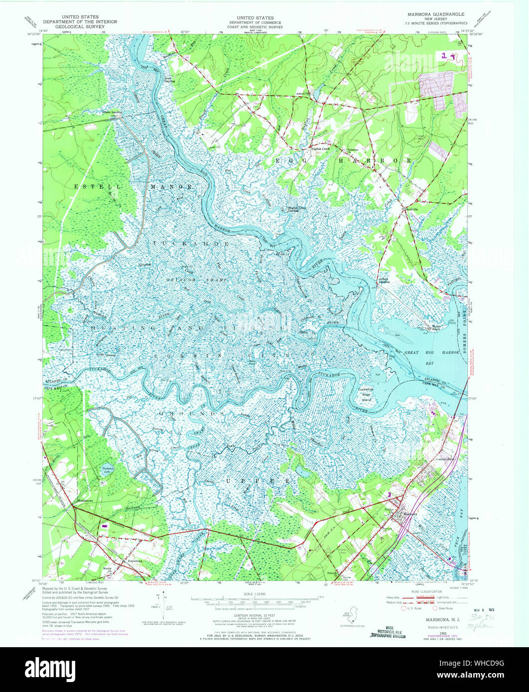 Marmora new jersey map hi-res stock photography and images - Alamy