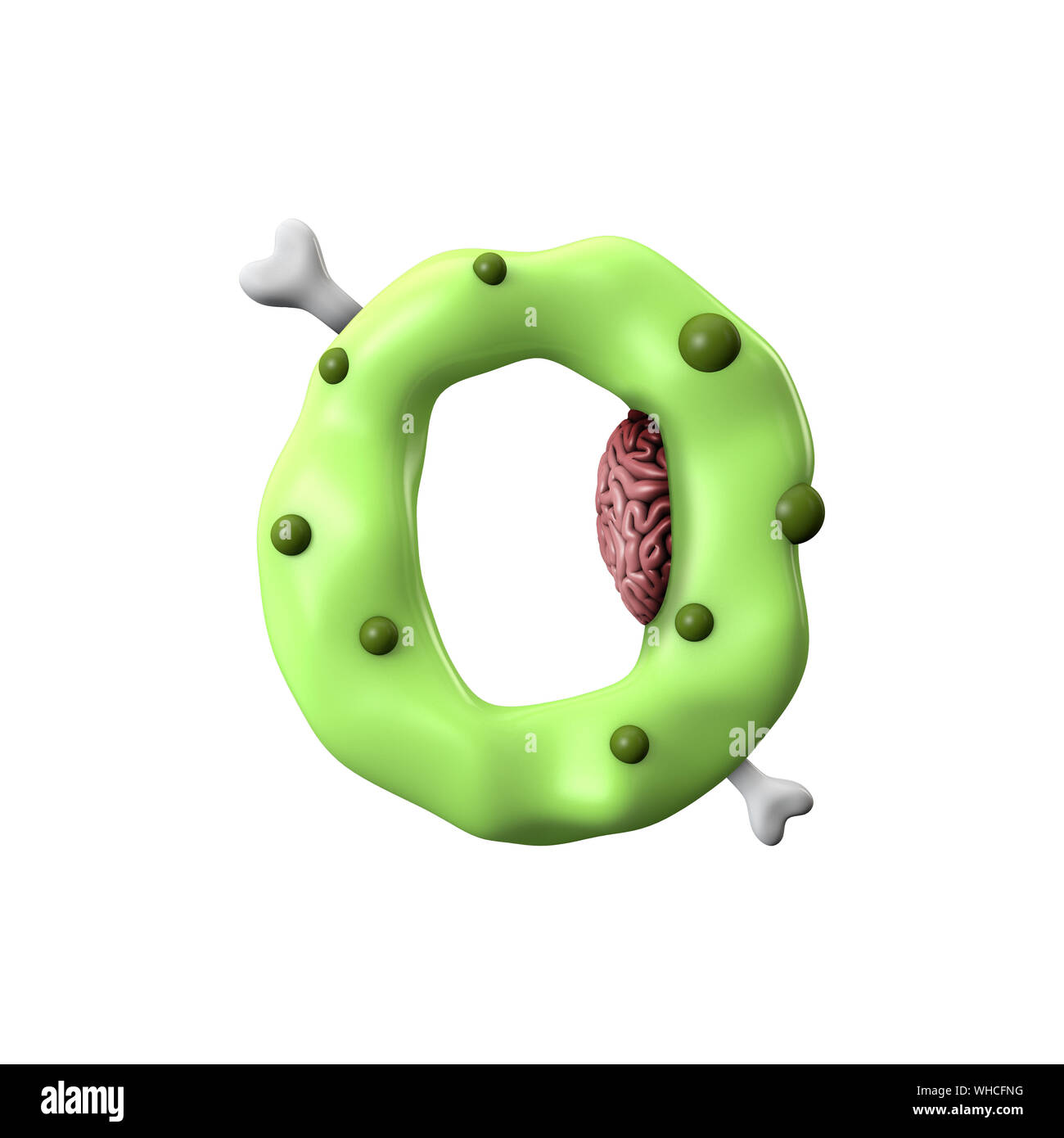 Letter zombie font monster alphabet hi-res stock photography and images ...