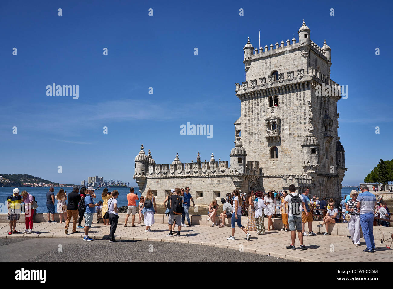 Belem tower turrets hi-res stock photography and images - Alamy
