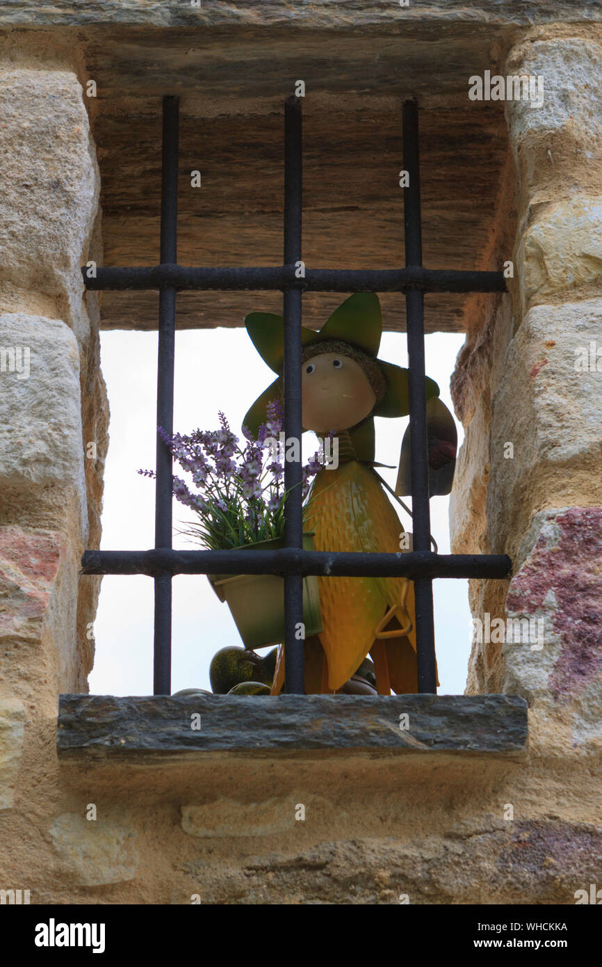 Flowerpot shaped funny cob doll Stock Photo - Alamy