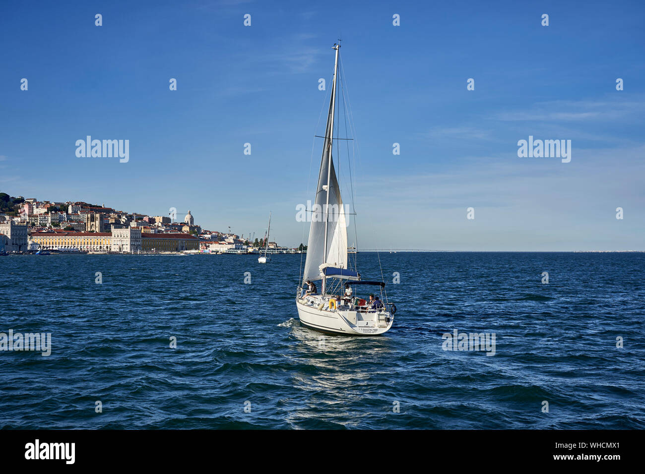 Lisbon portugal boat on hi-res stock photography and images - Alamy