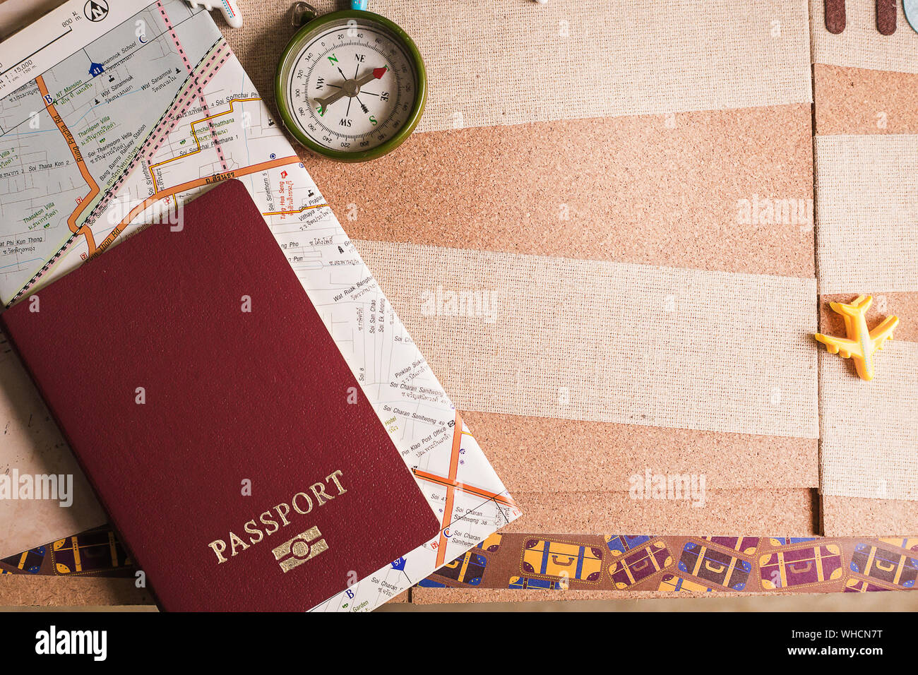 Passport map hi-res stock photography and images - Alamy