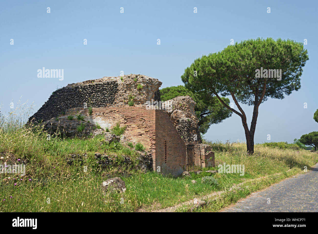 Appian way appia antica tomb hi-res stock photography and images - Alamy