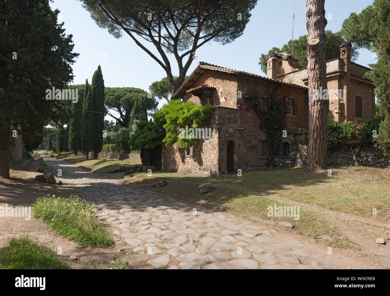 Old appian way hi-res stock photography and images - Alamy
