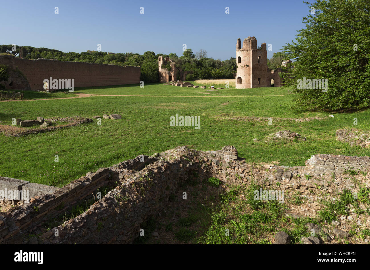 Villa of Maxentius at Appian Way in Rome, Italy Stock Photo - Alamy