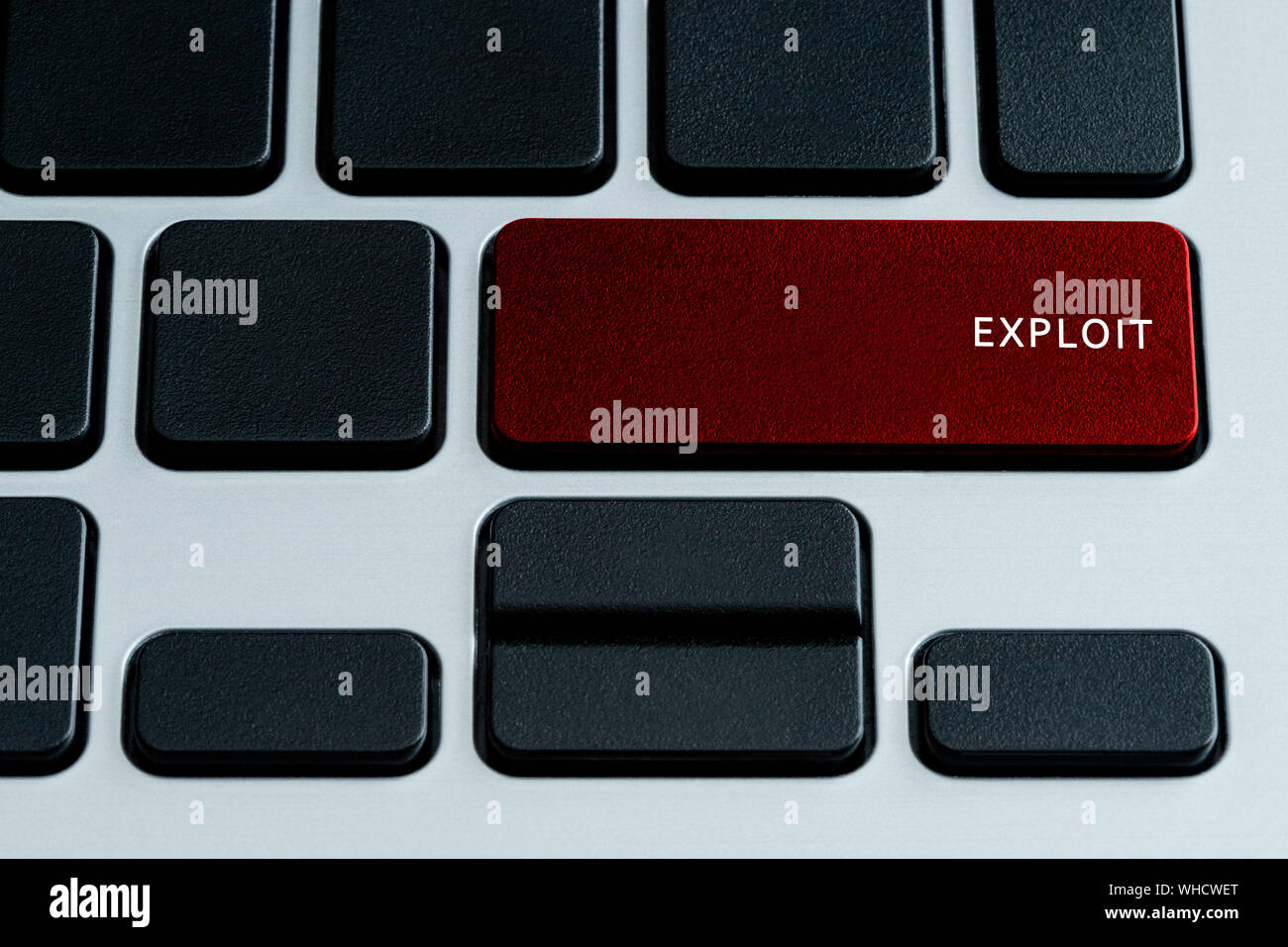 Exploit on laptop keyboard hi-res stock photography and images - Alamy