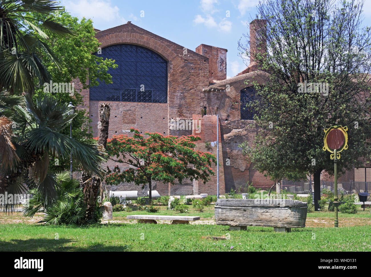 Baths of Diocletian in Rome, Italy Stock Photo - Alamy