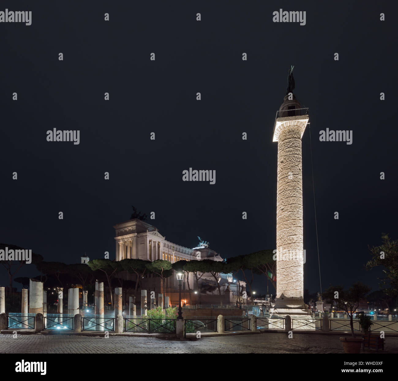 Trajan's Column in Rome, Italy Stock Photo - Alamy