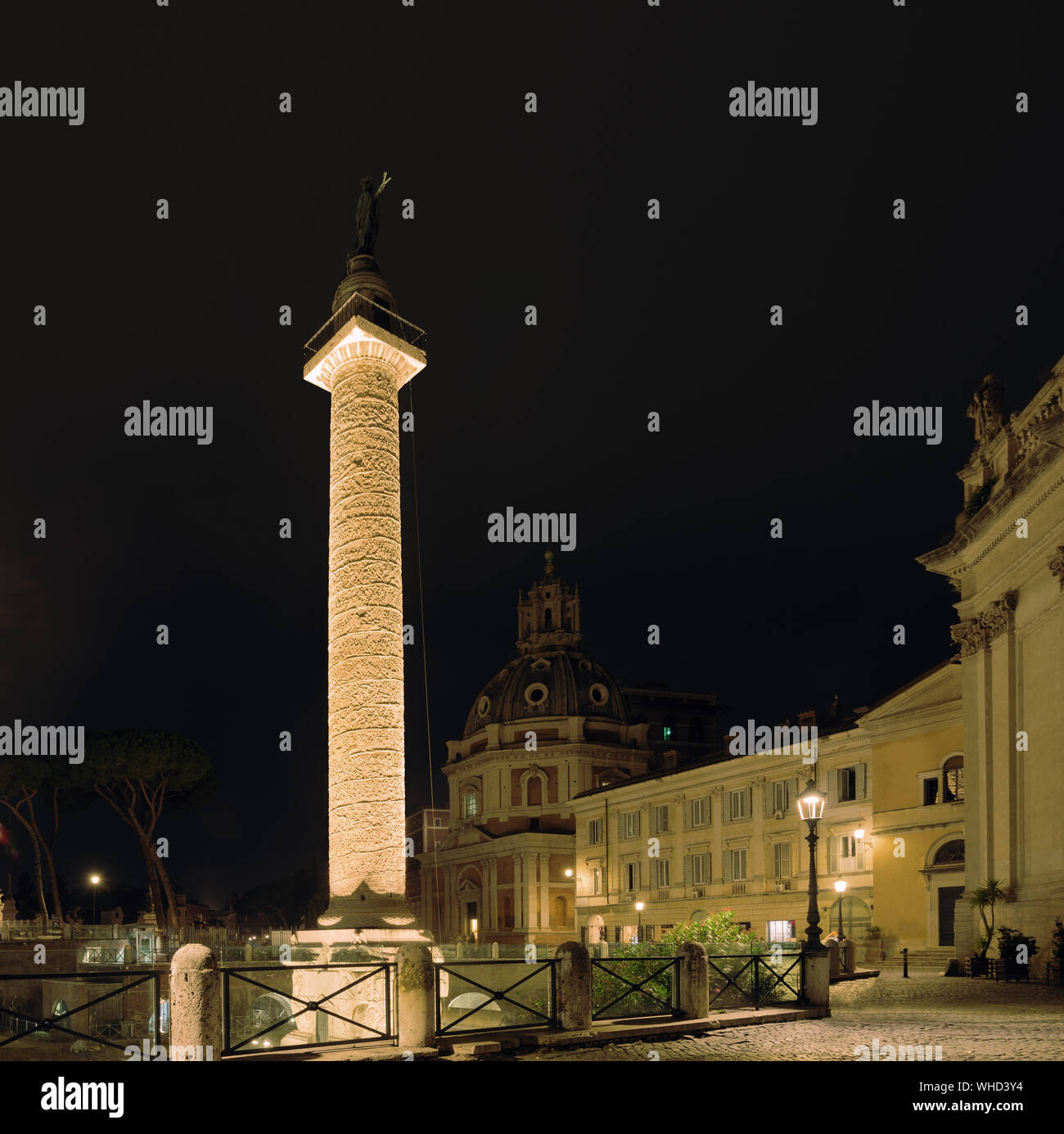 Trajan's Column in Rome, Italy Stock Photo - Alamy