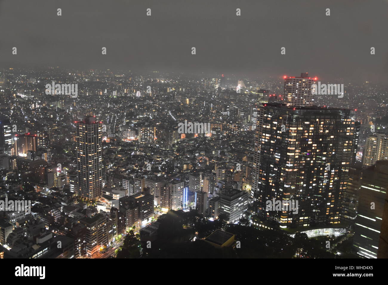 Tokyo Japan skylines and skyscrapers buildings, aerial view, around ...