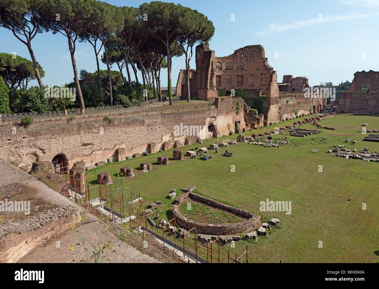 Ruins stadium on palatine hi-res stock photography and images - Alamy