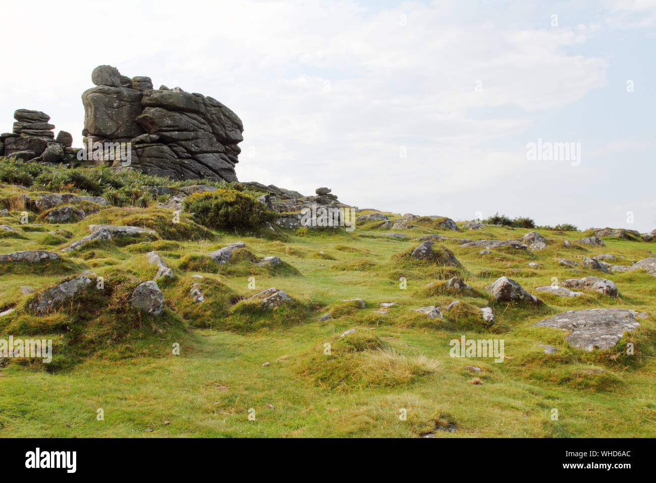 Views of unique Dartmoor rock formations and panoramas Stock Photo - Alamy
