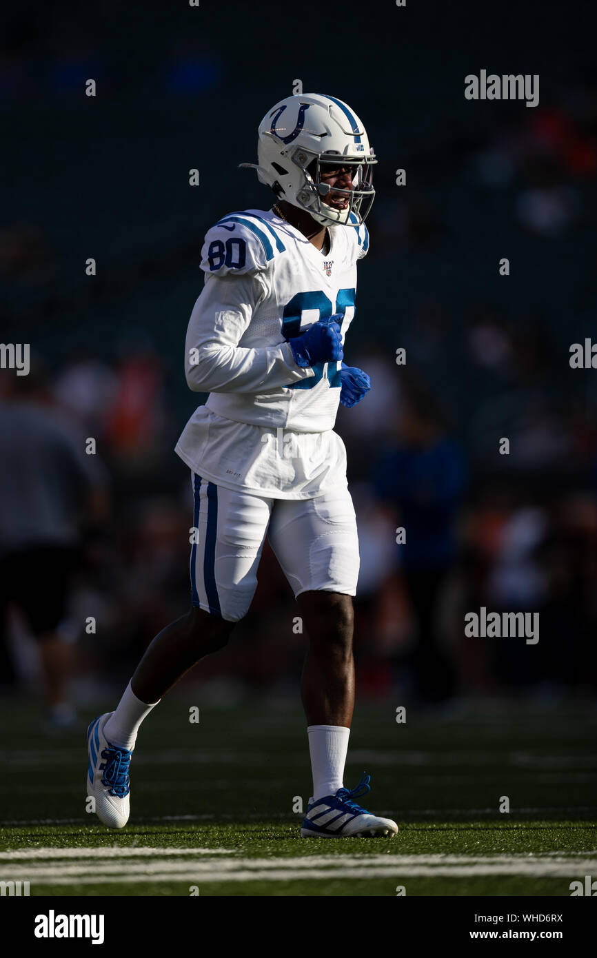 August 29, 2019: Indianapolis Colts wide receiver Chester Rogers (80 ...