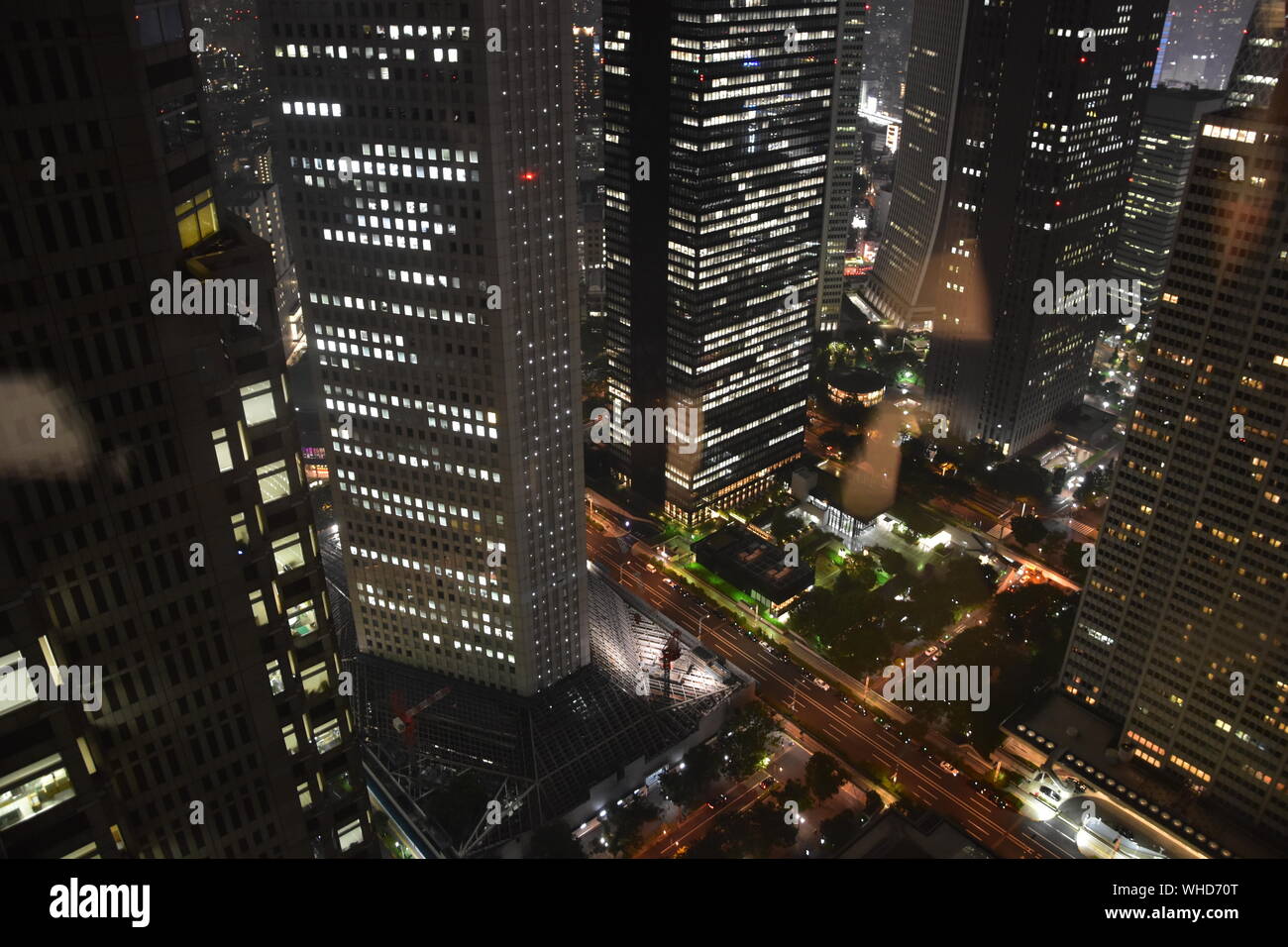 Tokyo Japan skylines and skyscrapers buildings, aerial view, around ...