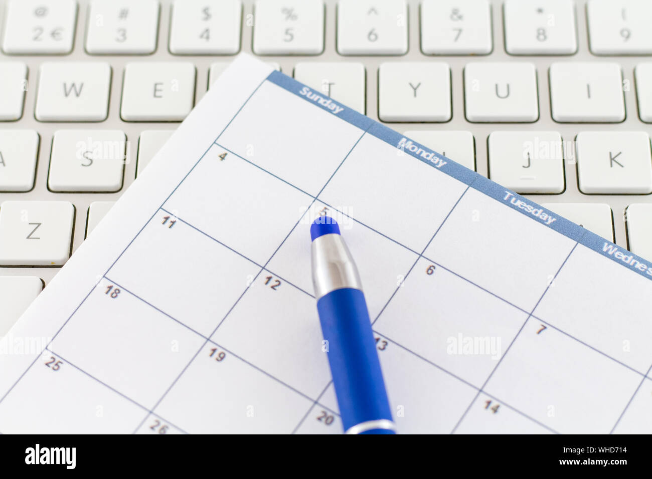 Keyboard Calendar High Resolution Stock Photography and Images - Alamy