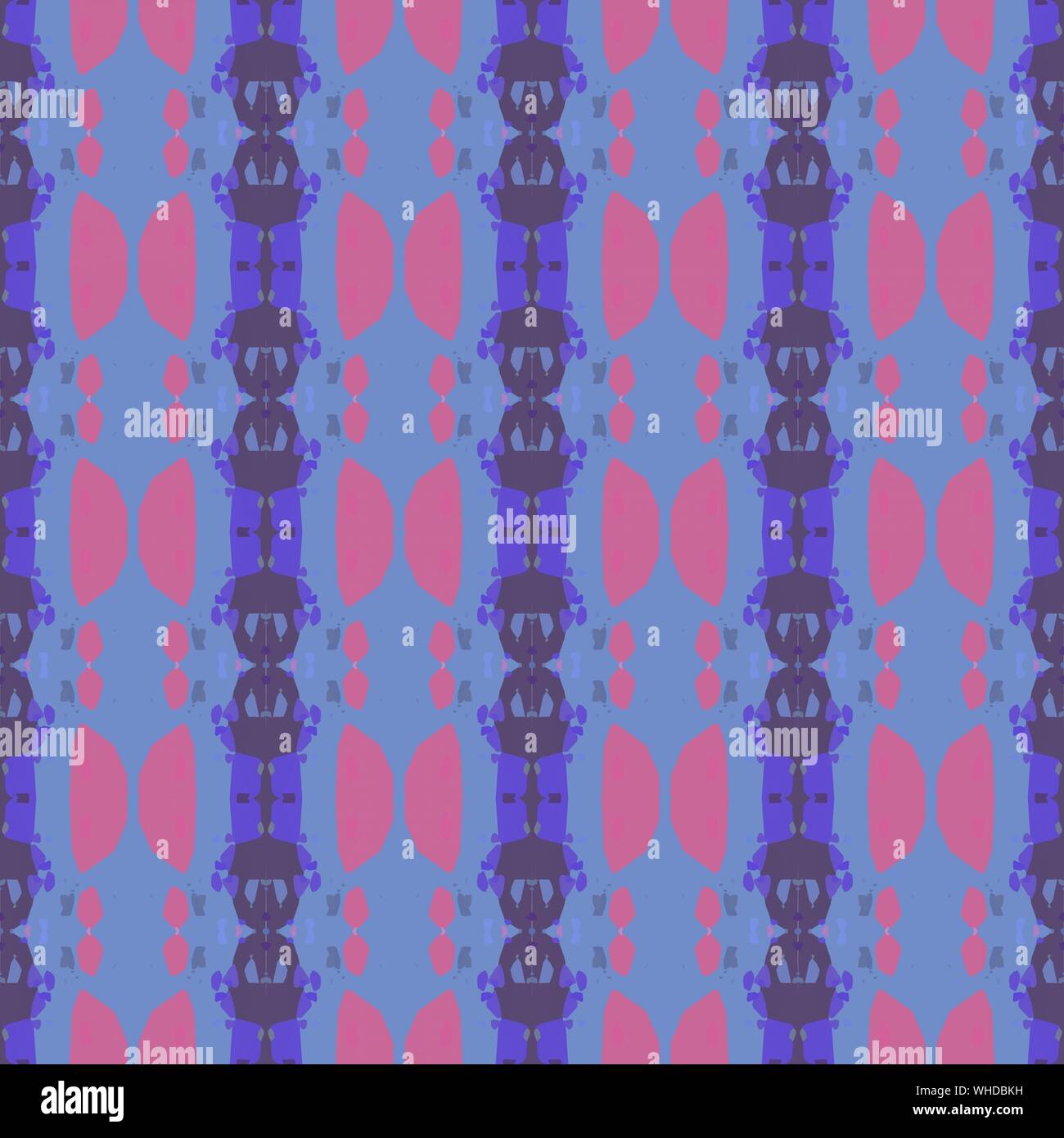 abstract seamless pattern with corn flower blue, pale violet red and ...