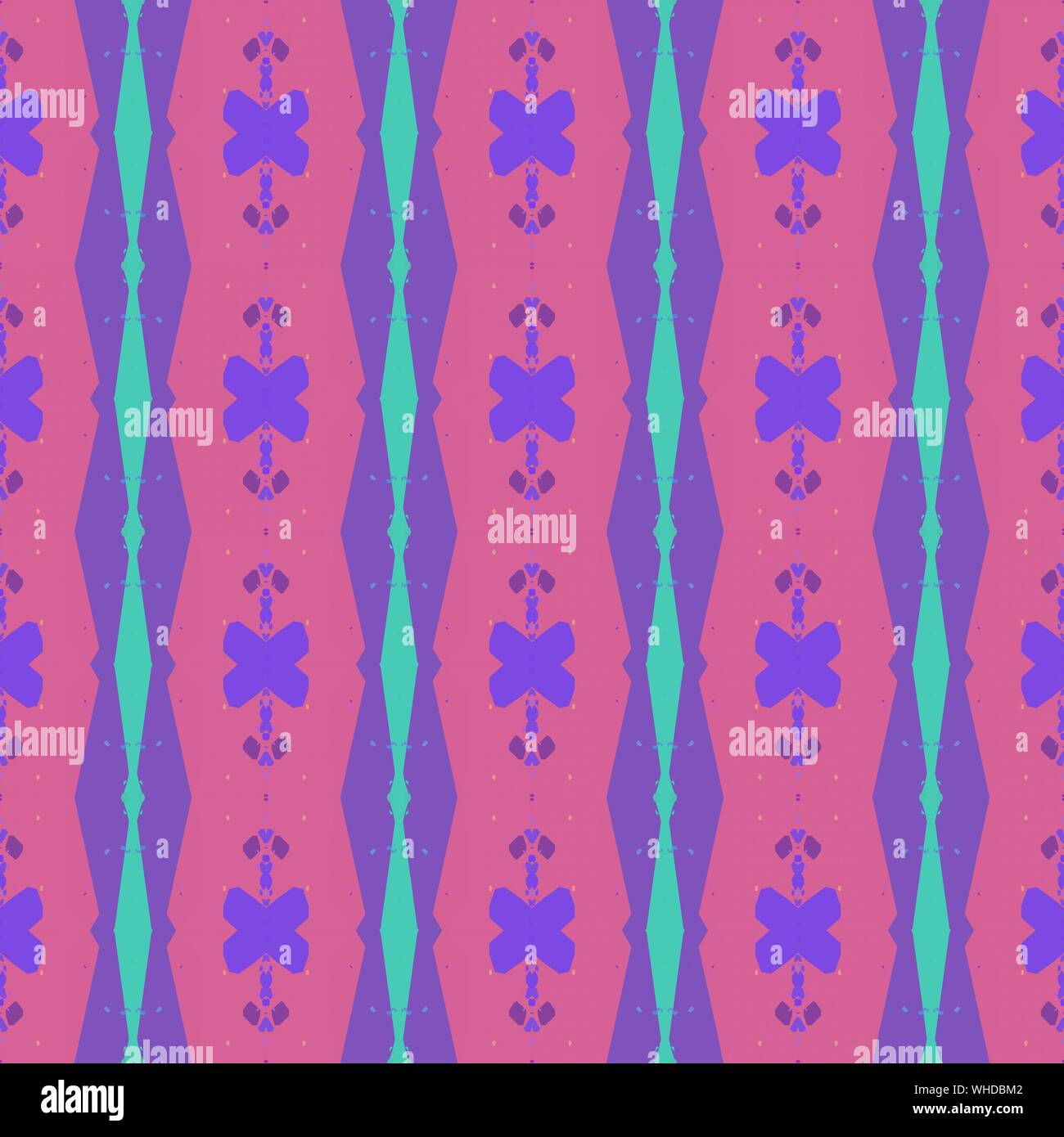 seamless pattern with pale violet red, medium turquoise and slate blue ...