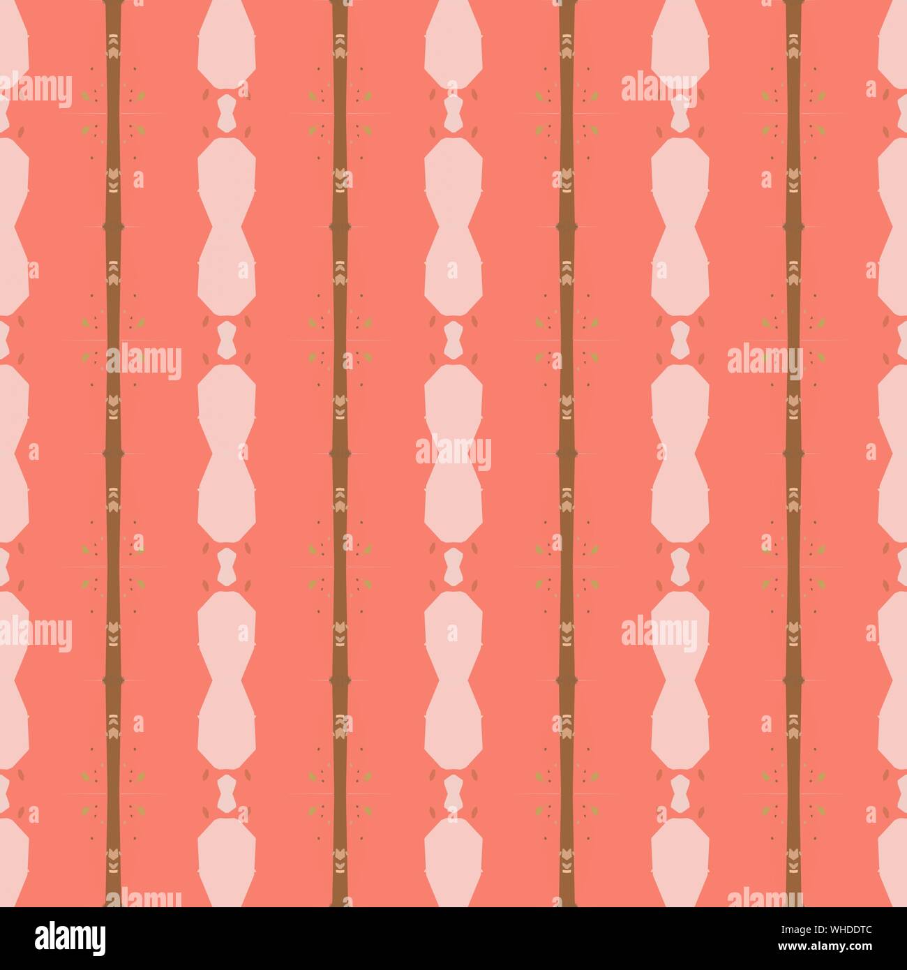 colorful seamless pattern with salmon, baby pink and sienna colors ...