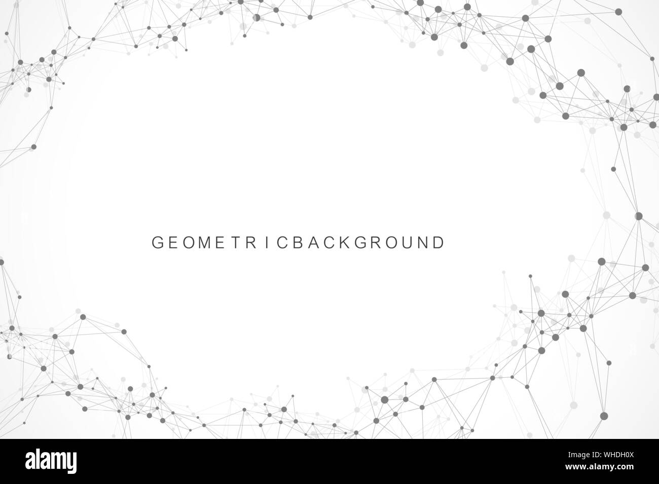 Big Data Visualization Geometric Abstract Background Visual Information Complexity Futuristic