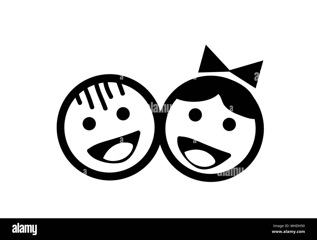 kids icon vector illustration Stock Vector Image & Art - Alamy