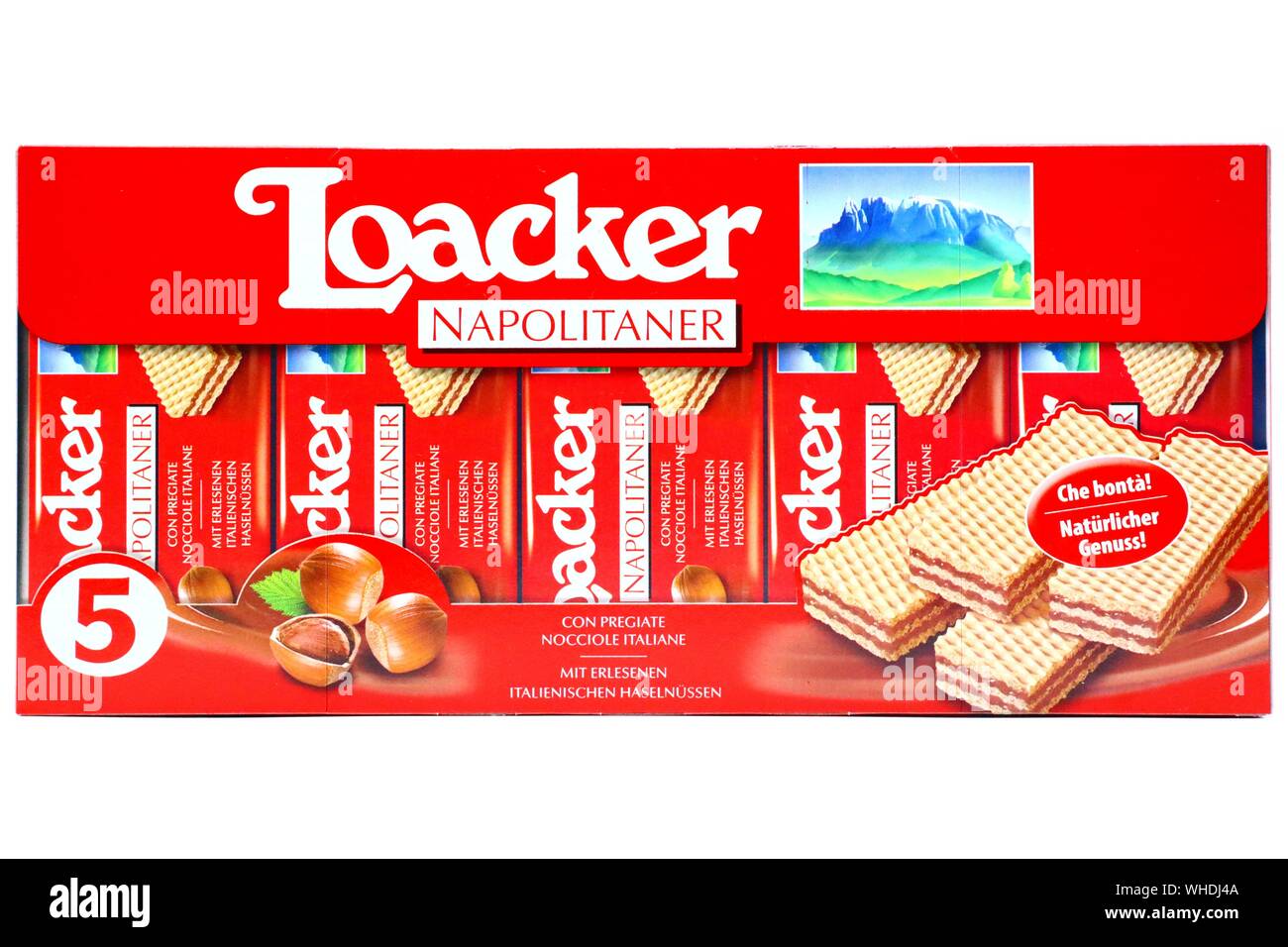 LOACKER Napolitaner Wafers. Crispy wafers with smoothest Napolitaner ...